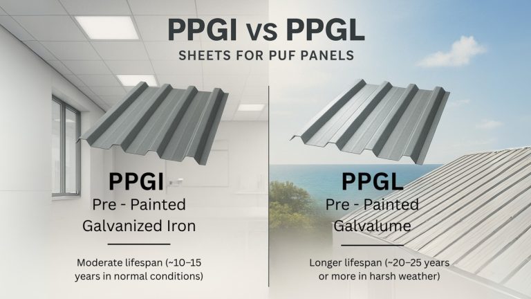 PPGI Sheet or PPGL Sheet? What’s Best for Your PUF Panel Project?