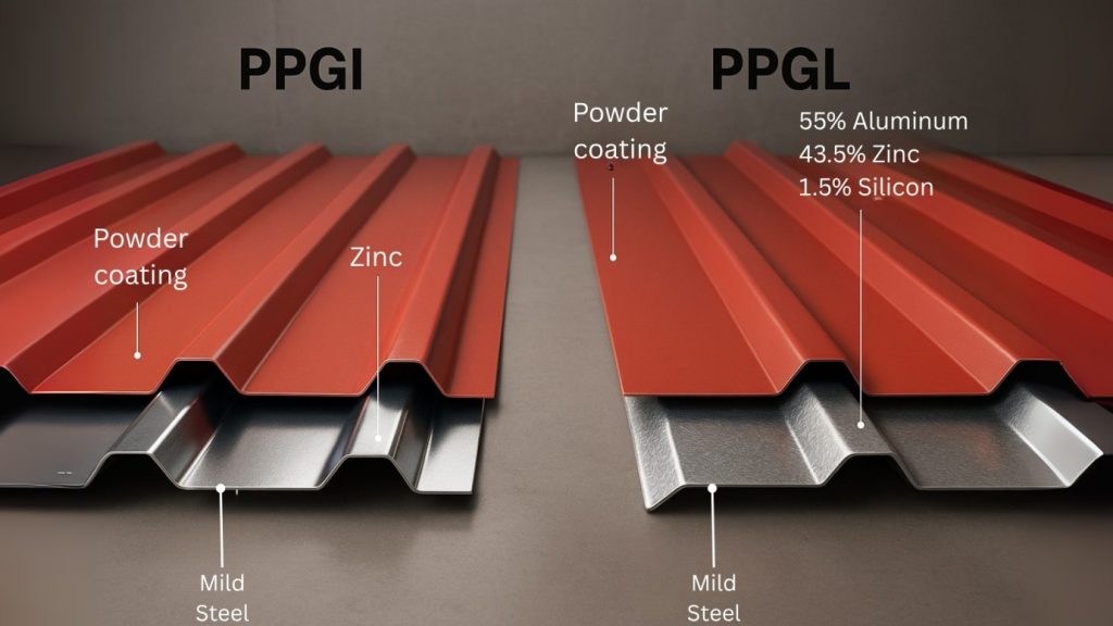 PPGI Sheet or PPGL Sheet? What’s Best for Your PUF Panel Project?