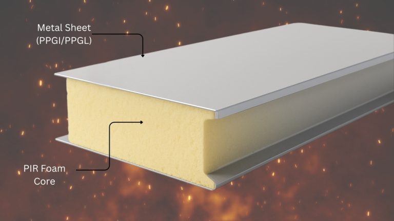 Normal PUF Panels (PUR Panels) vs Fire Retardant Panels (PIR Panel)