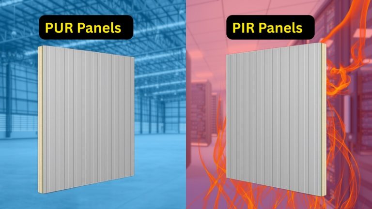 Normal PUF Panels (PUR Panels) vs Fire Retardant Panels (PIR Panel)