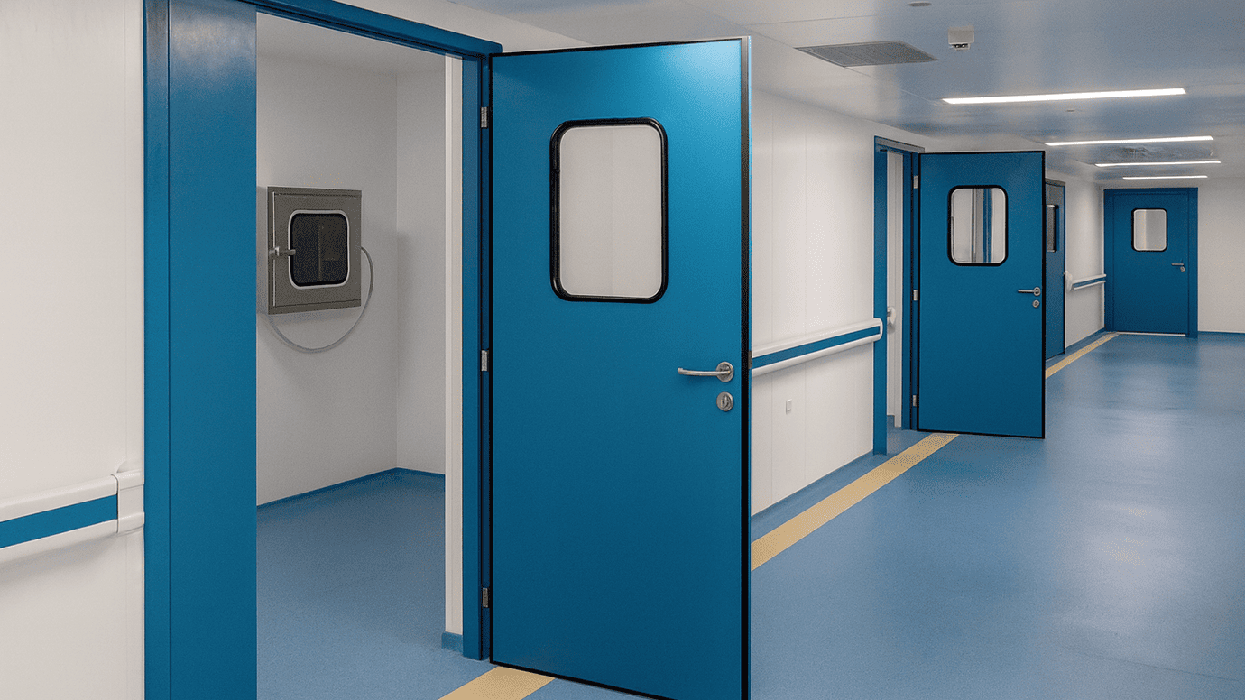 High-Quality Clean Room Doors for Pharma, Labs & Industries